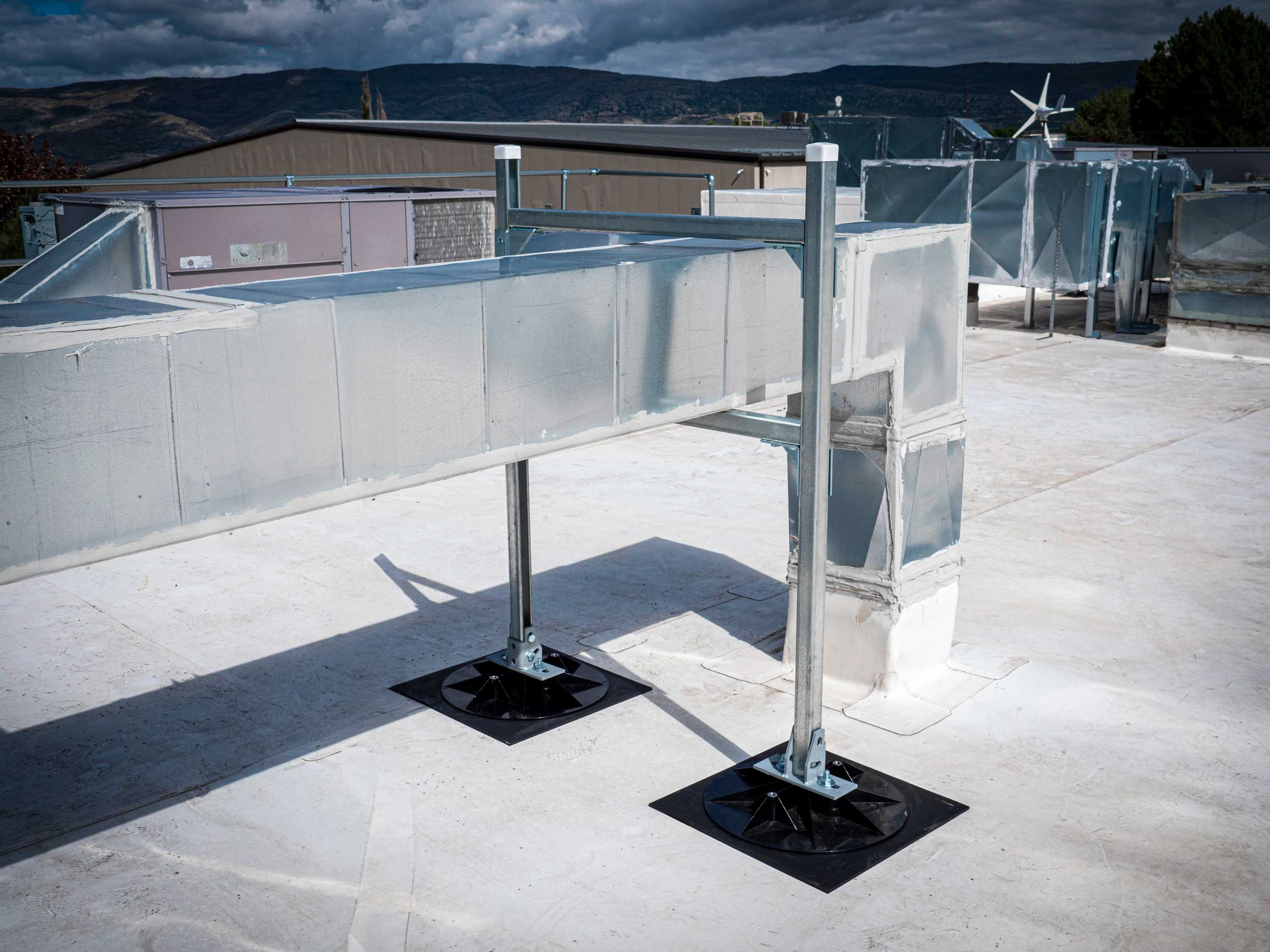 Easy American Roof Pipe and Duct Supports - On Deck Rooftop Products